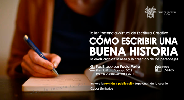 Taller Escritura Creativa "Cómo escribir una buena historia" la ...