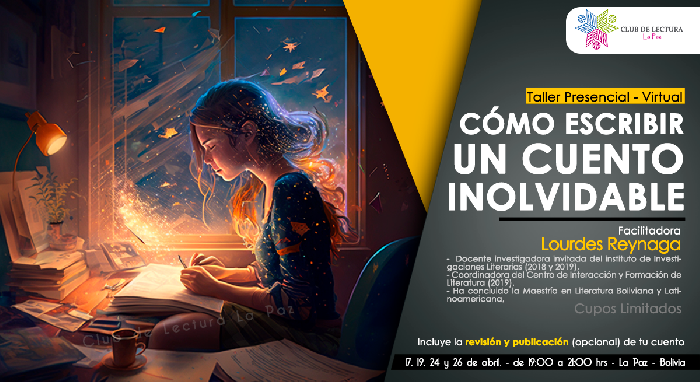 Taller de Escritura Creativa "Cómo escribir un Cuento inolvidable"