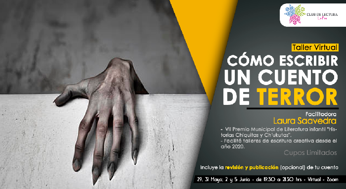 Taller Virtual de Escritura Creativa "Cómo Escribir un Cuento de Terror"