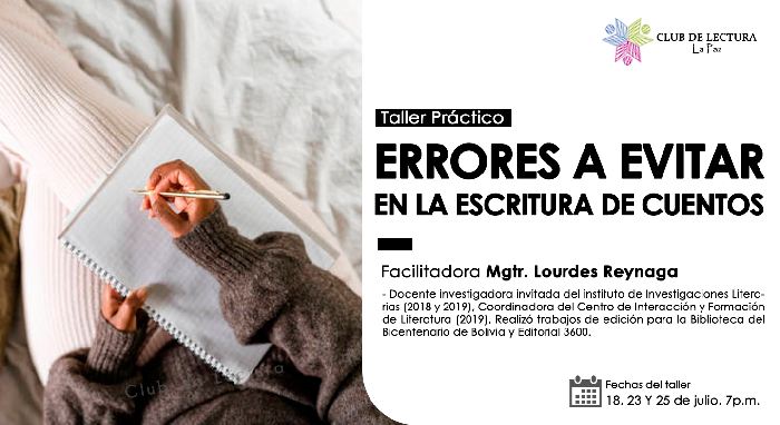 Taller Virtual "Errores a Evitar en la Escritura de Cuentos"