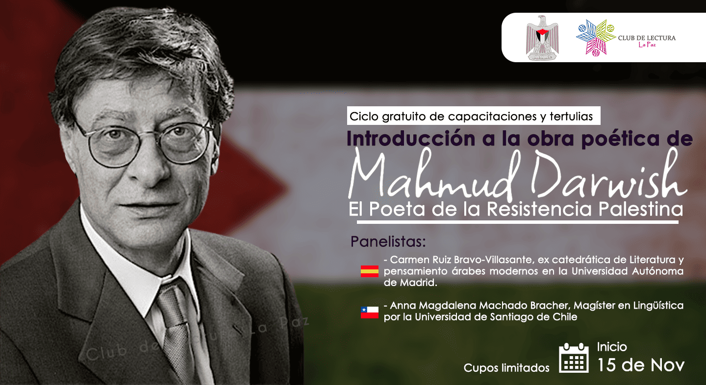 Ciclo Gratuito "Mahmud Darwish: Poeta de la Resistencia Palestina"